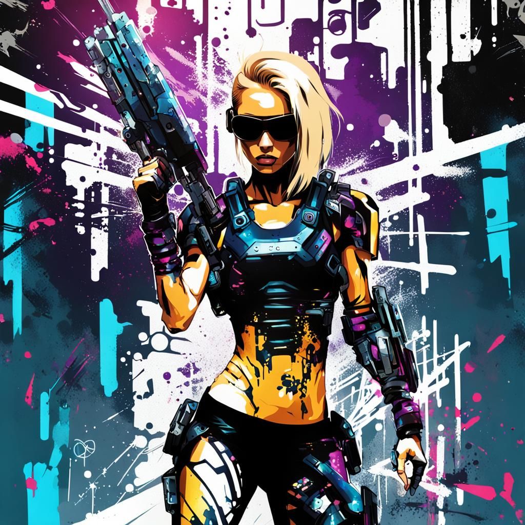 Cybernetic Killer - AI Generated Artwork - NightCafe Creator