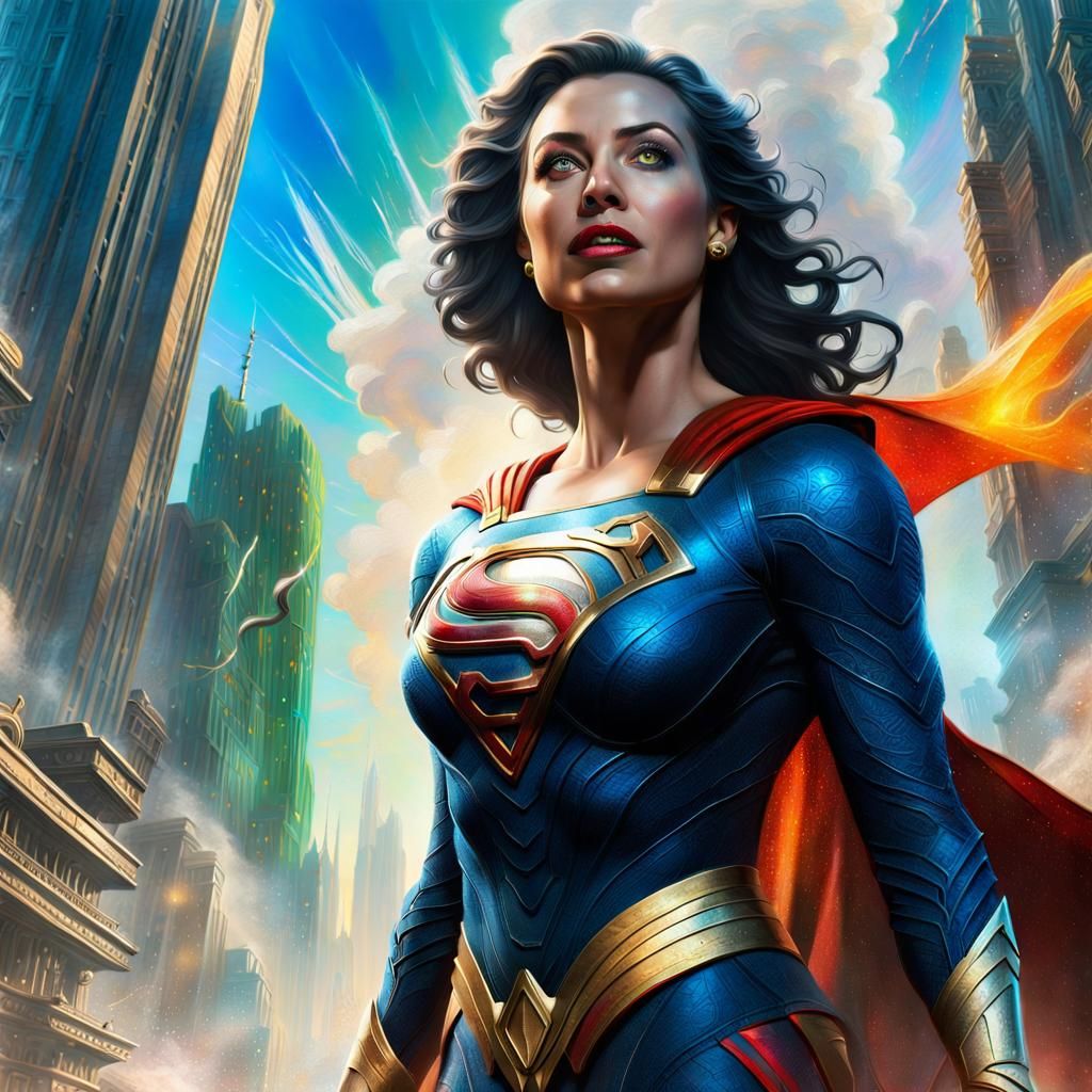 Super woman on the planet krypton - AI Generated Artwork - NightCafe ...