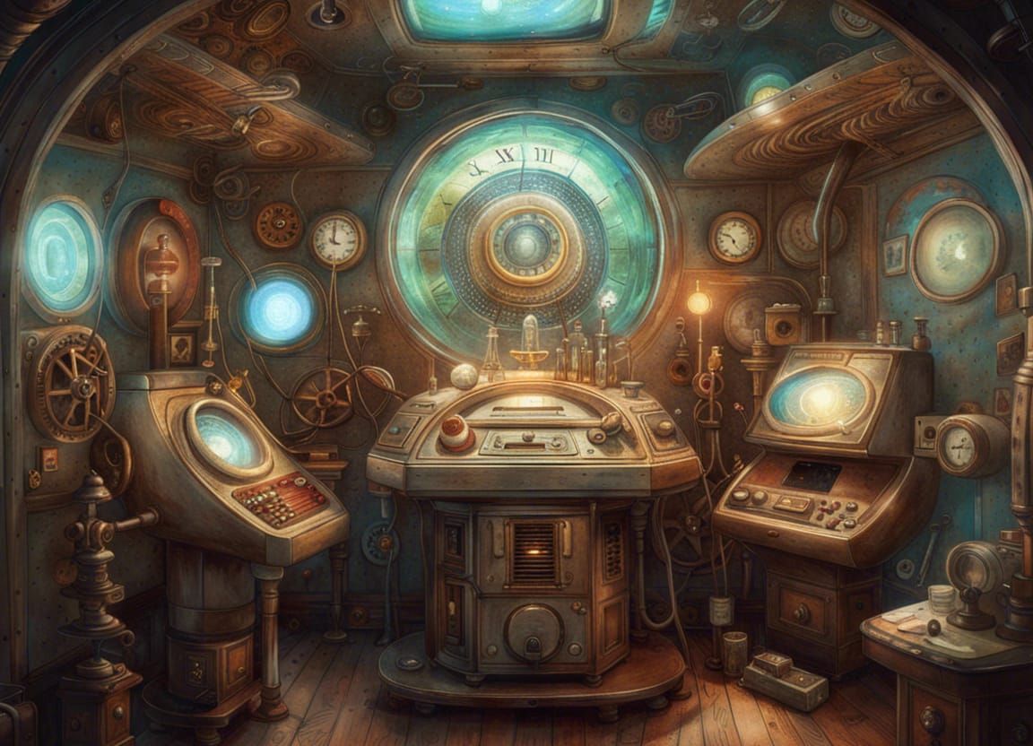 Time Machine - AI Generated Artwork - NightCafe Creator