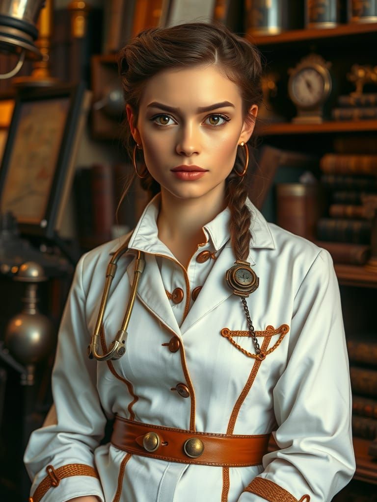 Female steampunk doctor - Steampunk Doctor in Victorian Era ...