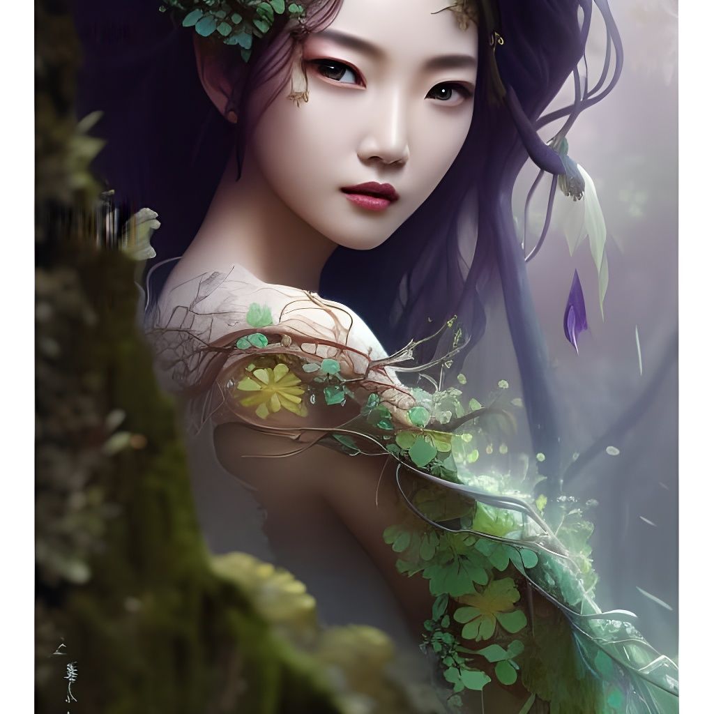 Orient Vines Vogue - AI Generated Artwork - NightCafe Creator