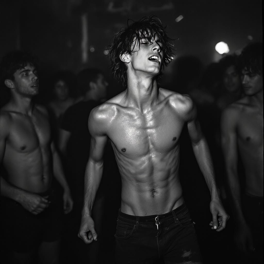 Candid Shot of a Dancer in a Club 241219A