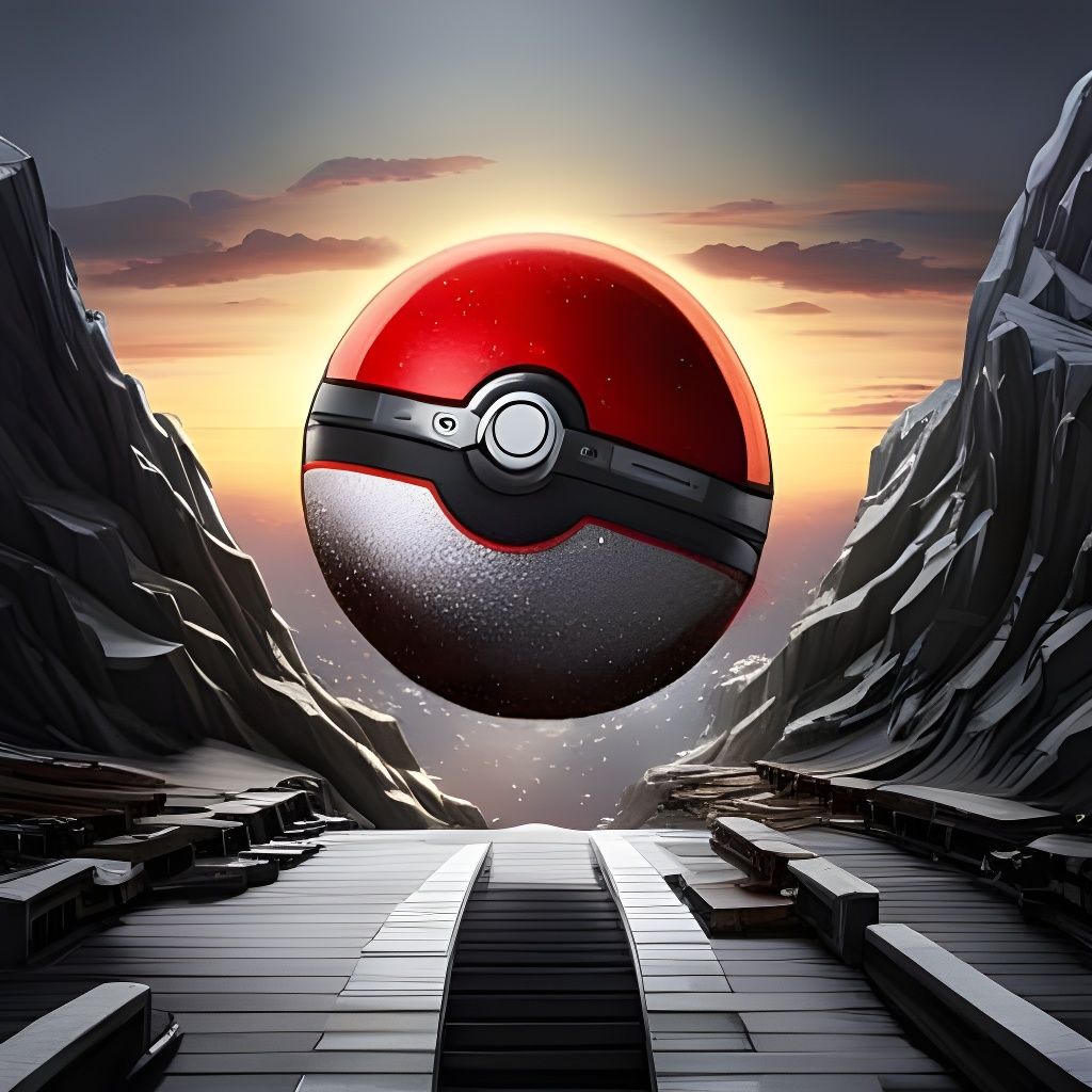 Pokéball Track - AI Generated Artwork - NightCafe Creator