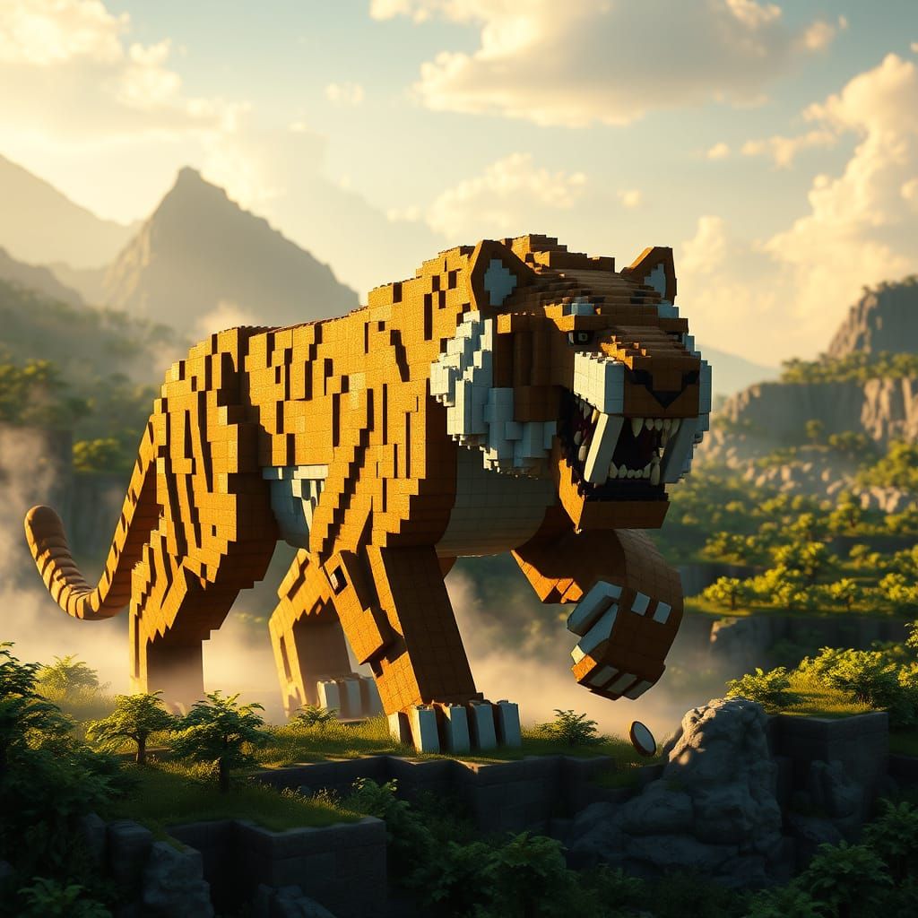 Cubic Sabertooth Tiger - Cubic Sabertooth Tiger