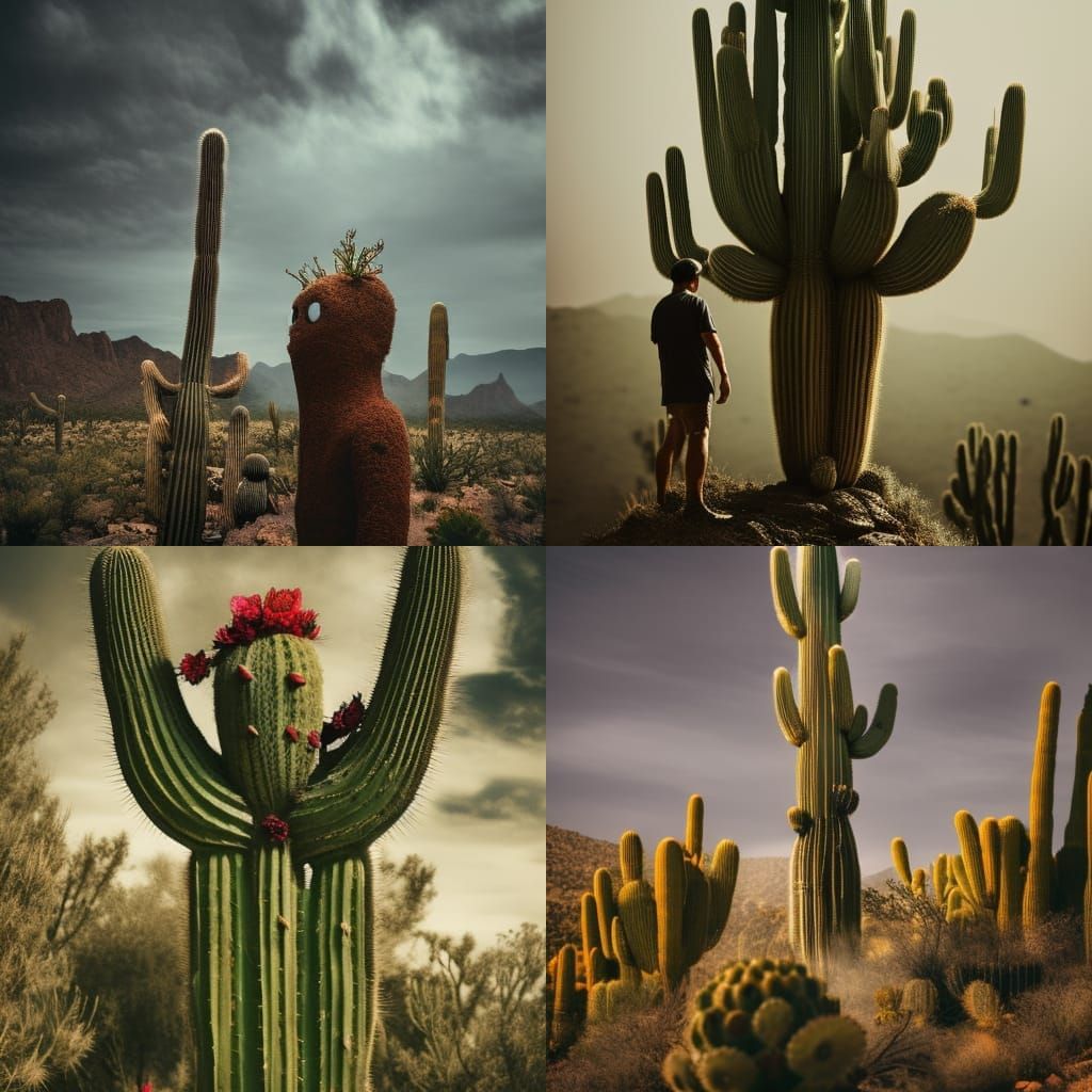 9The cactus Man. The cactus monter and the cactus Cas, in cactus land ...