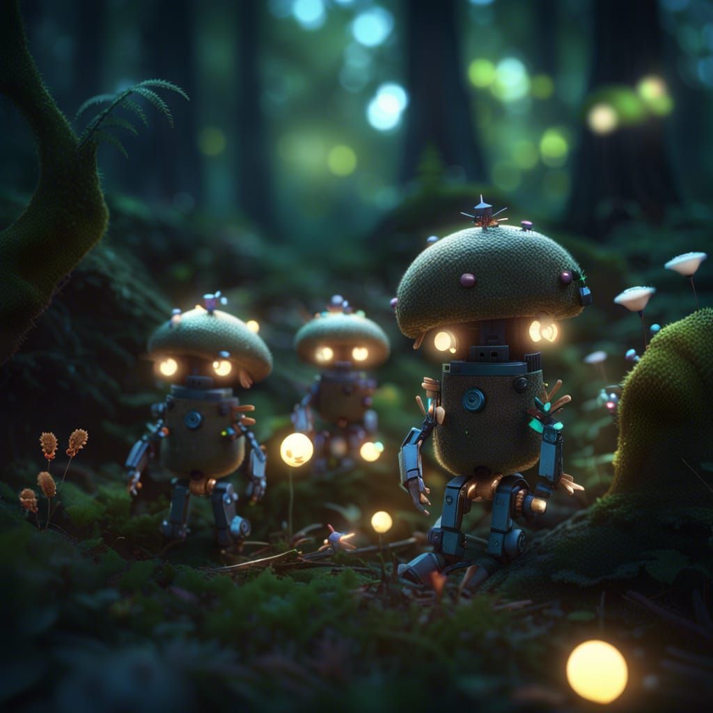 Bitty-bots Collection - AI Generated Artwork - NightCafe Creator