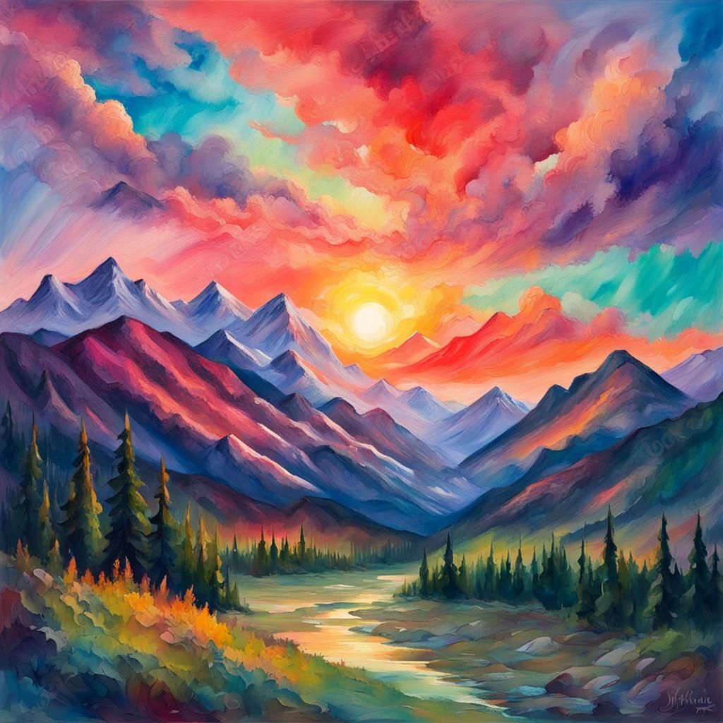 Painting - AI Generated Artwork - NightCafe Creator