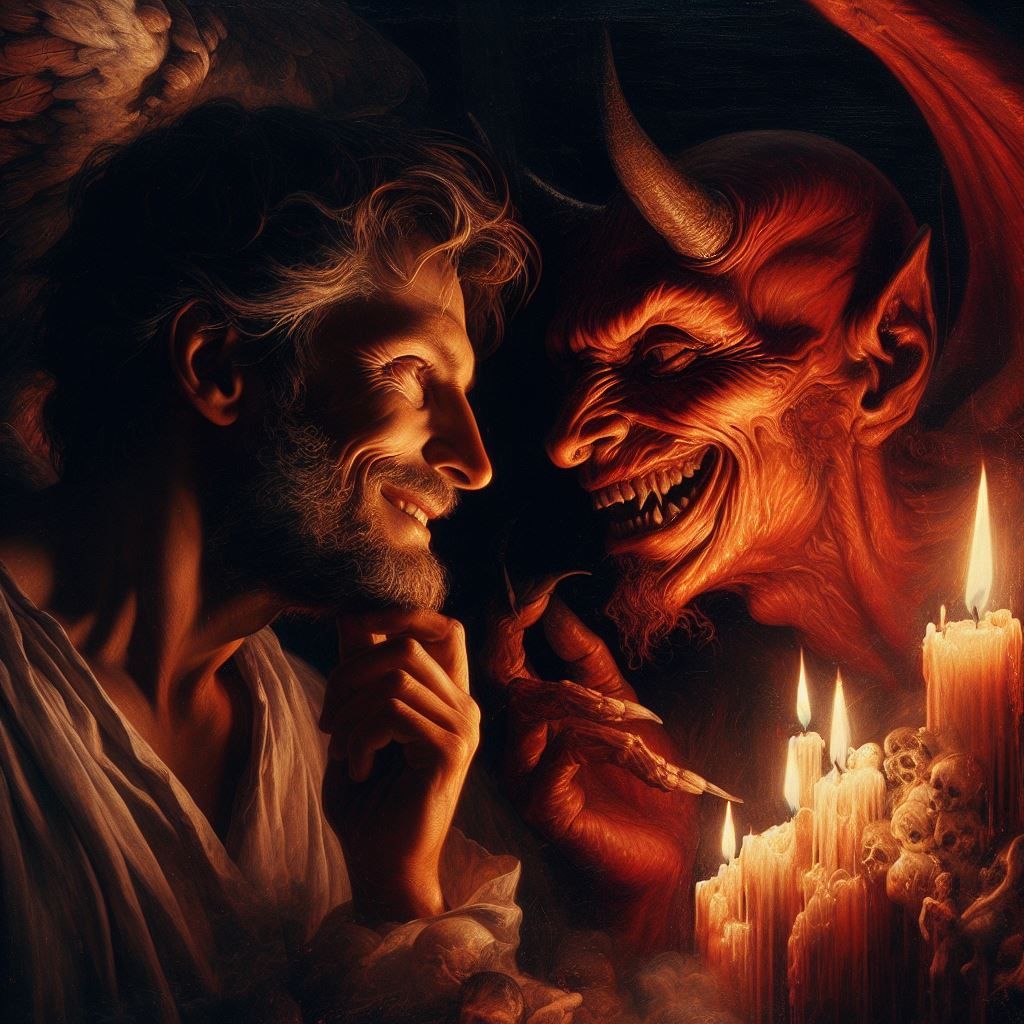 Dancing with the Devil - AI Generated Artwork - NightCafe Creator