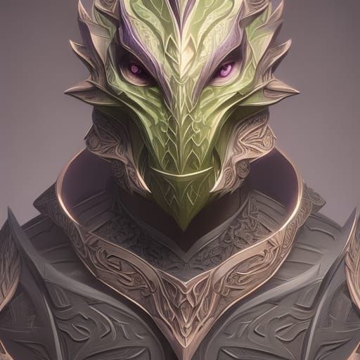 Carved Lizardman - AI Generated Artwork - NightCafe Creator