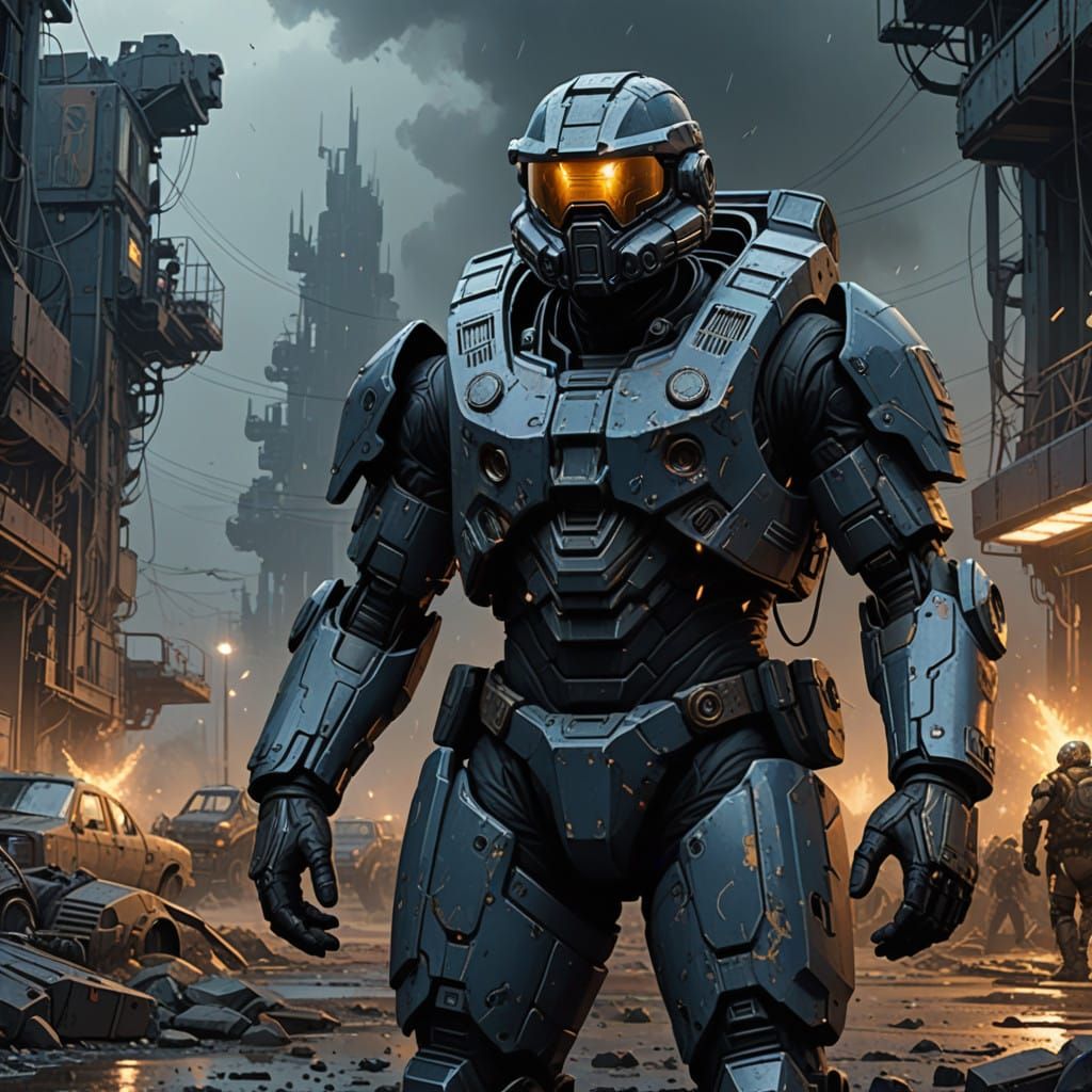 Sergeant Edward 'Eddie' Malcolm Buck of the ODST, a battle-hardened ...