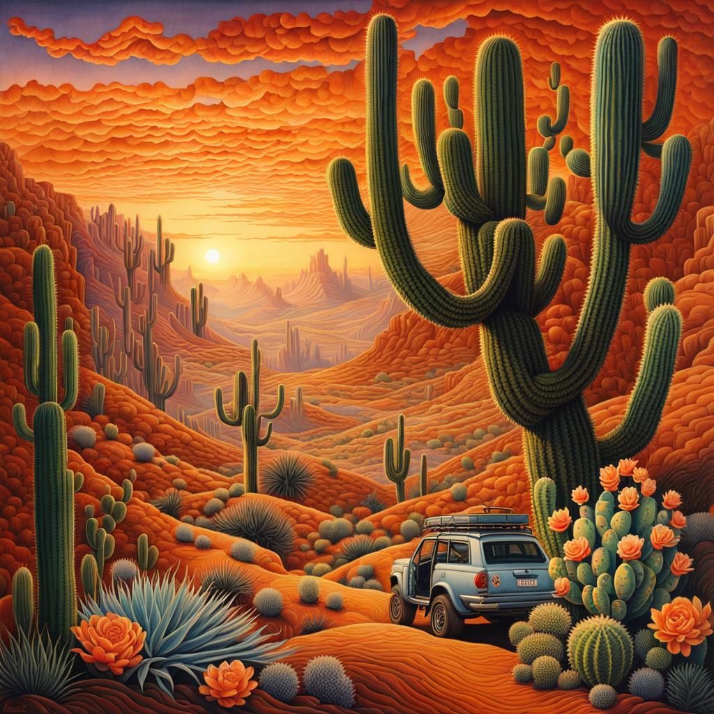 Desert - AI Generated Artwork - NightCafe Creator