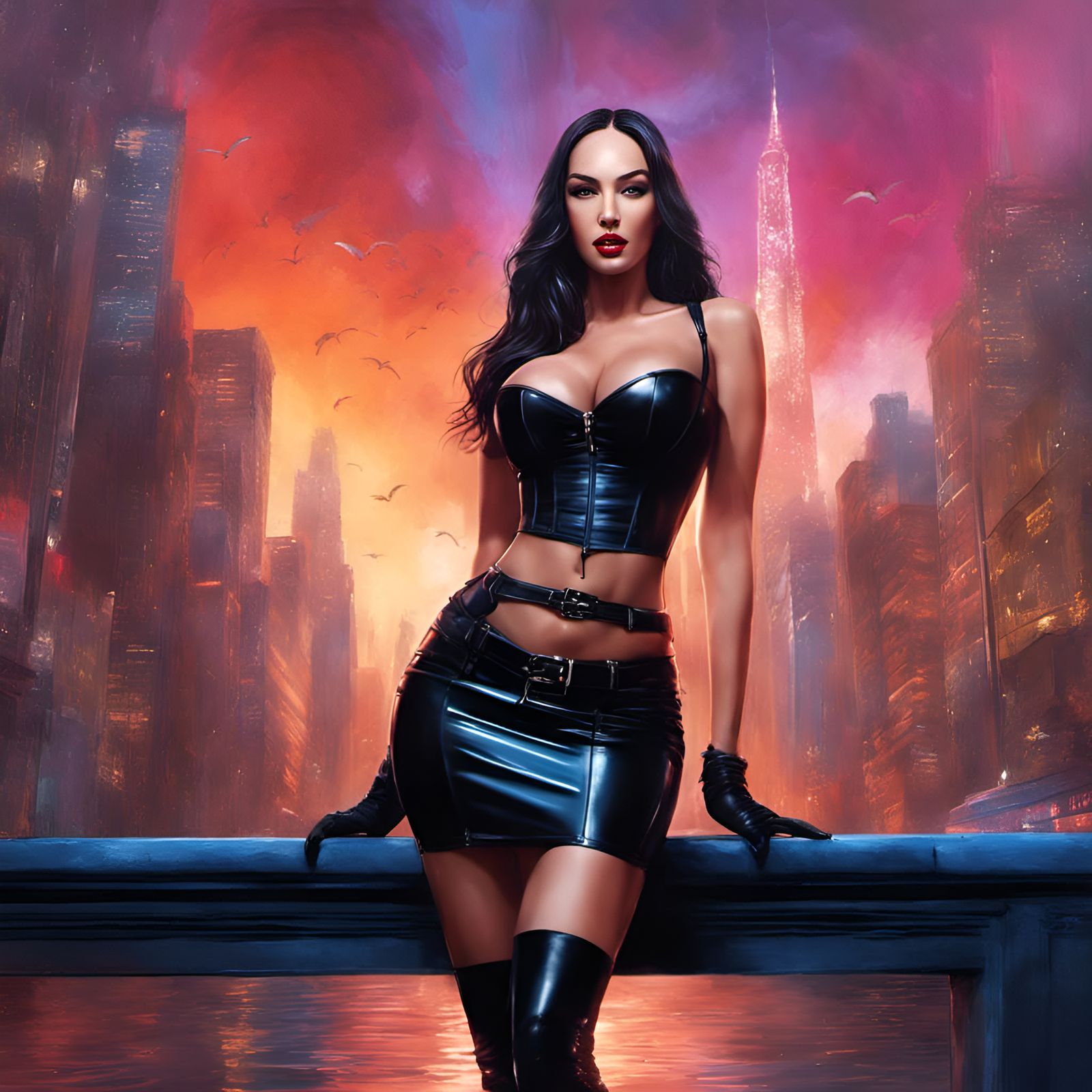 Megan Fox - AI Generated Artwork - NightCafe Creator