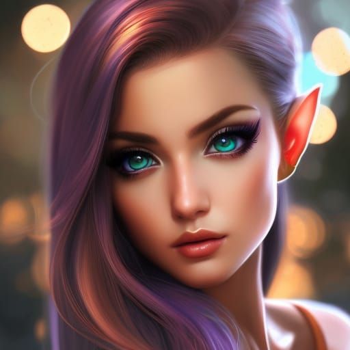 Elf Girl - AI Generated Artwork - NightCafe Creator