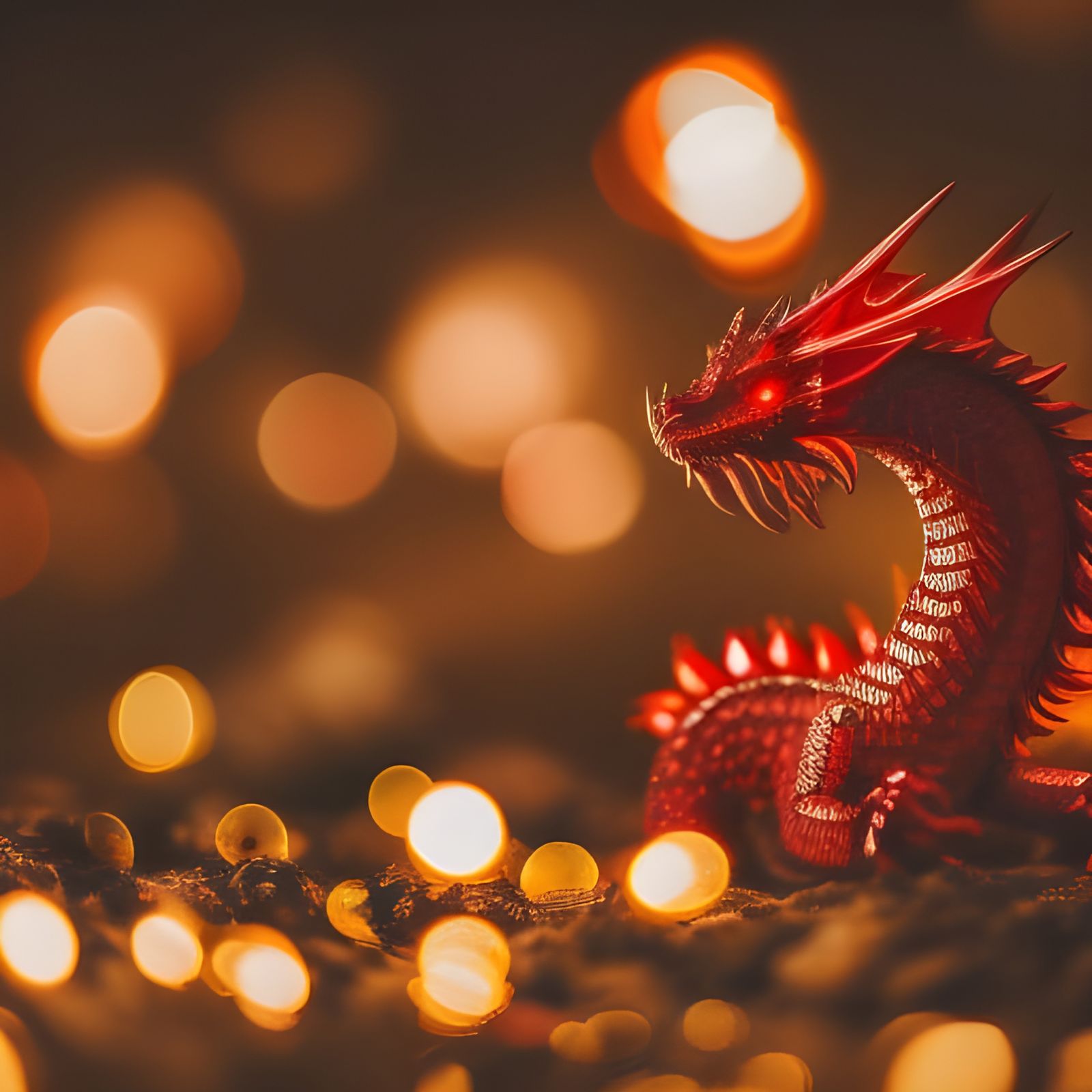 Red dragon - AI Generated Artwork - NightCafe Creator