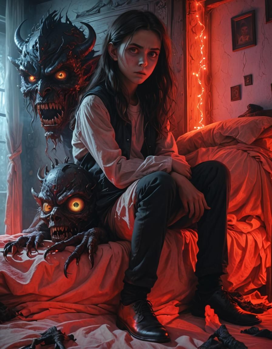 Night terrors - AI Generated Artwork - NightCafe Creator