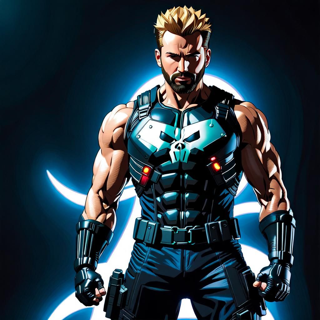Captain Punisher - AI Generated Artwork - NightCafe Creator