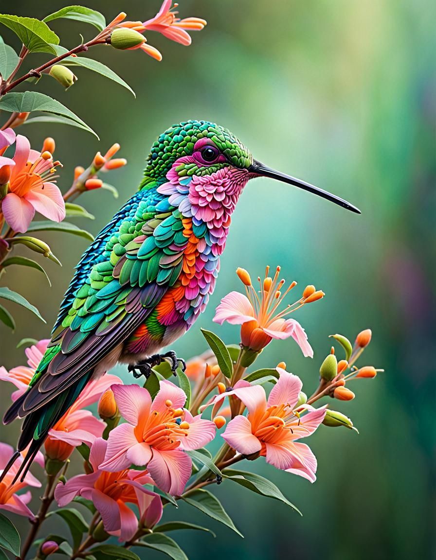 Hummingbird - AI Generated Artwork - NightCafe Creator