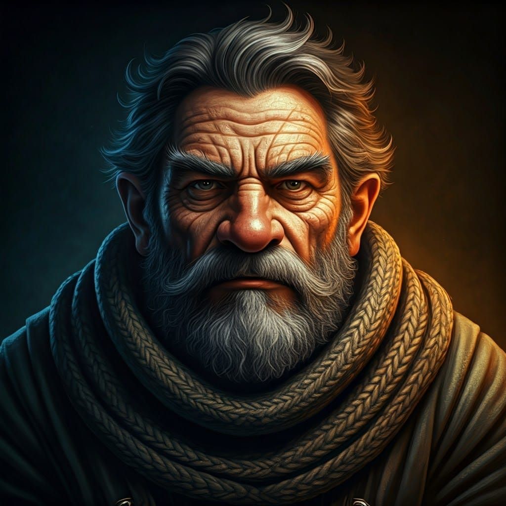 Grizzled Gruff Dwarf Alchemist - Baroque Fantasy Dwarf Alche...