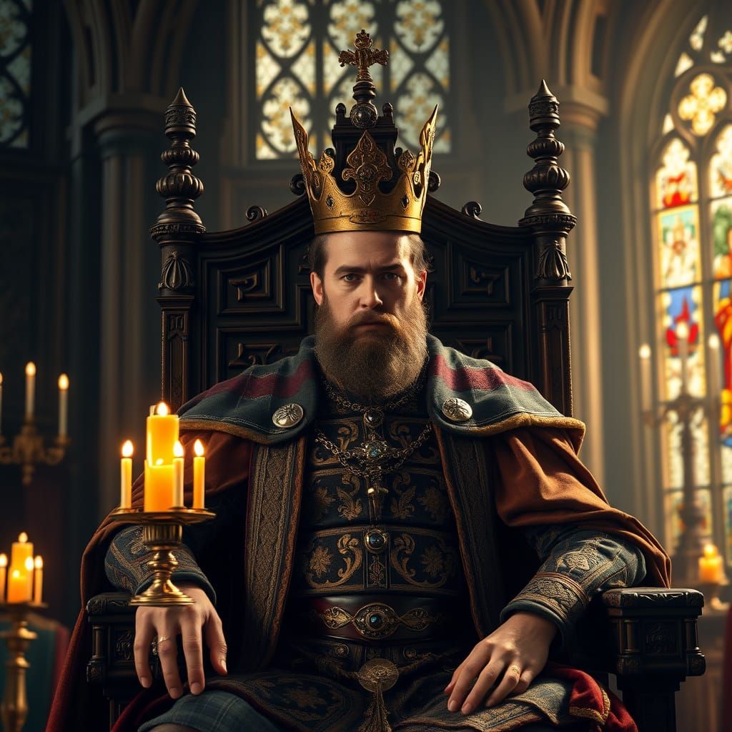 Magnus MacLeod of MacLeod, King of Alba and the Is... - AI Art