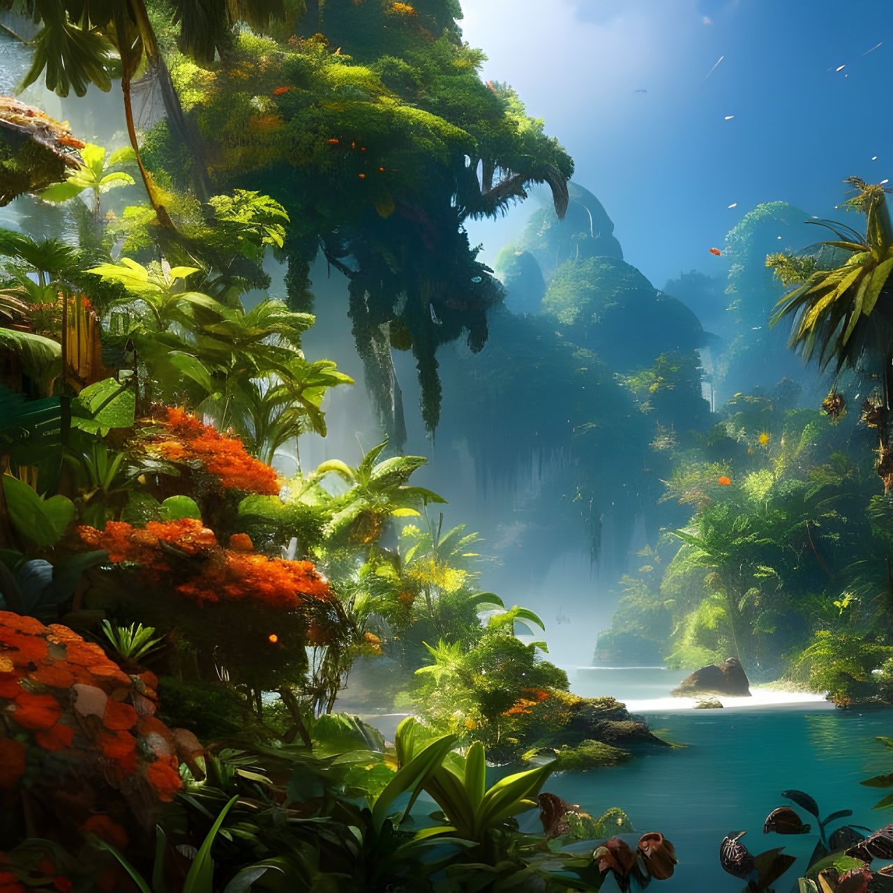 oasis - AI Generated Artwork - NightCafe Creator