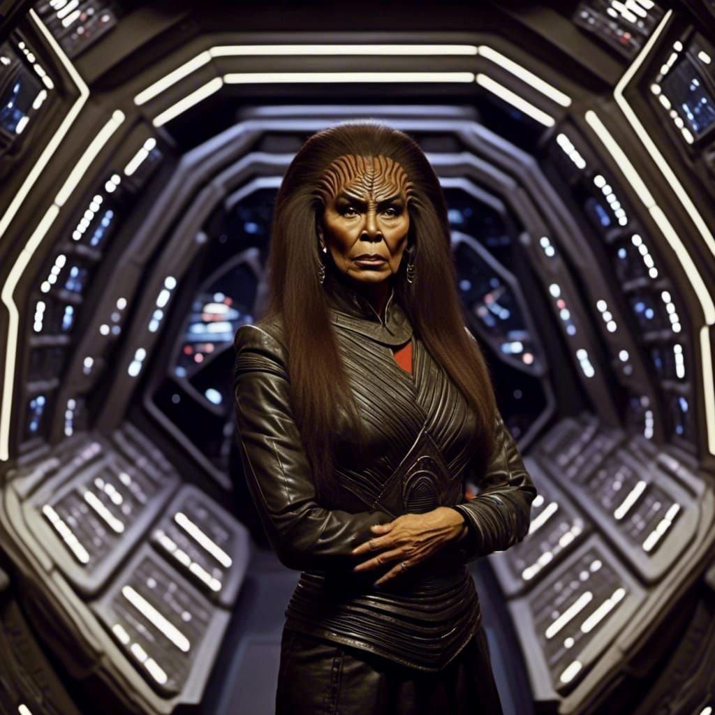 Female Klingon captain - AI Generated Artwork - NightCafe Creator
