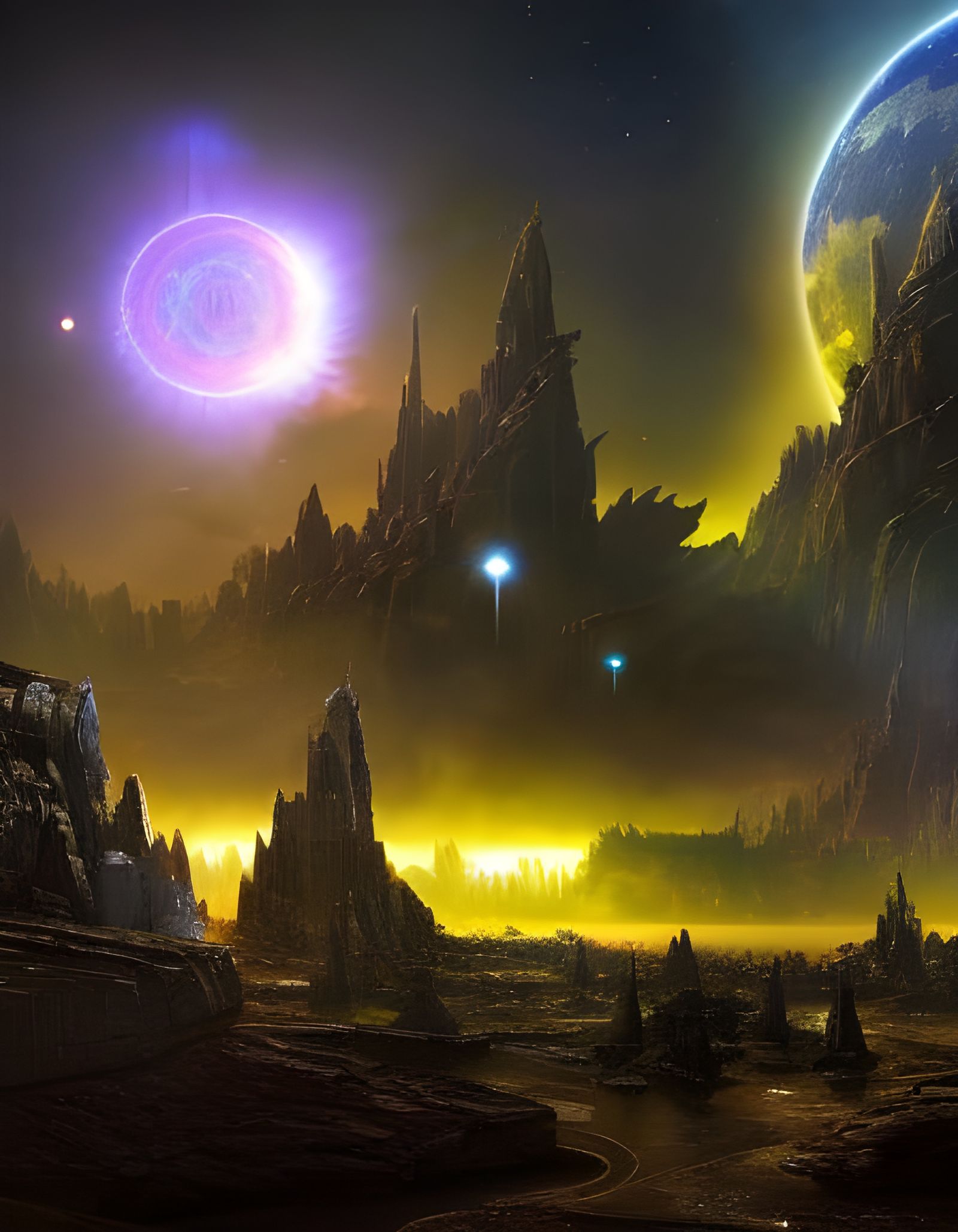 On alien soil V - AI Generated Artwork - NightCafe Creator