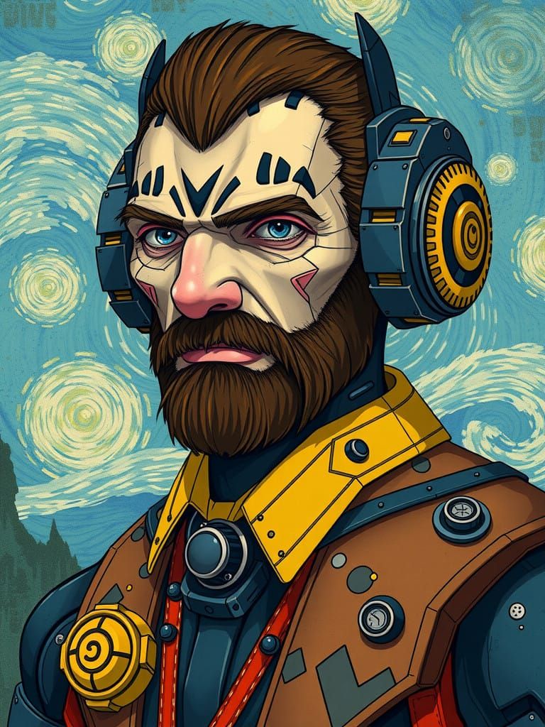 Heroic Robots Reimagine Vincent Van Gogh's Iconic ... - AI Art