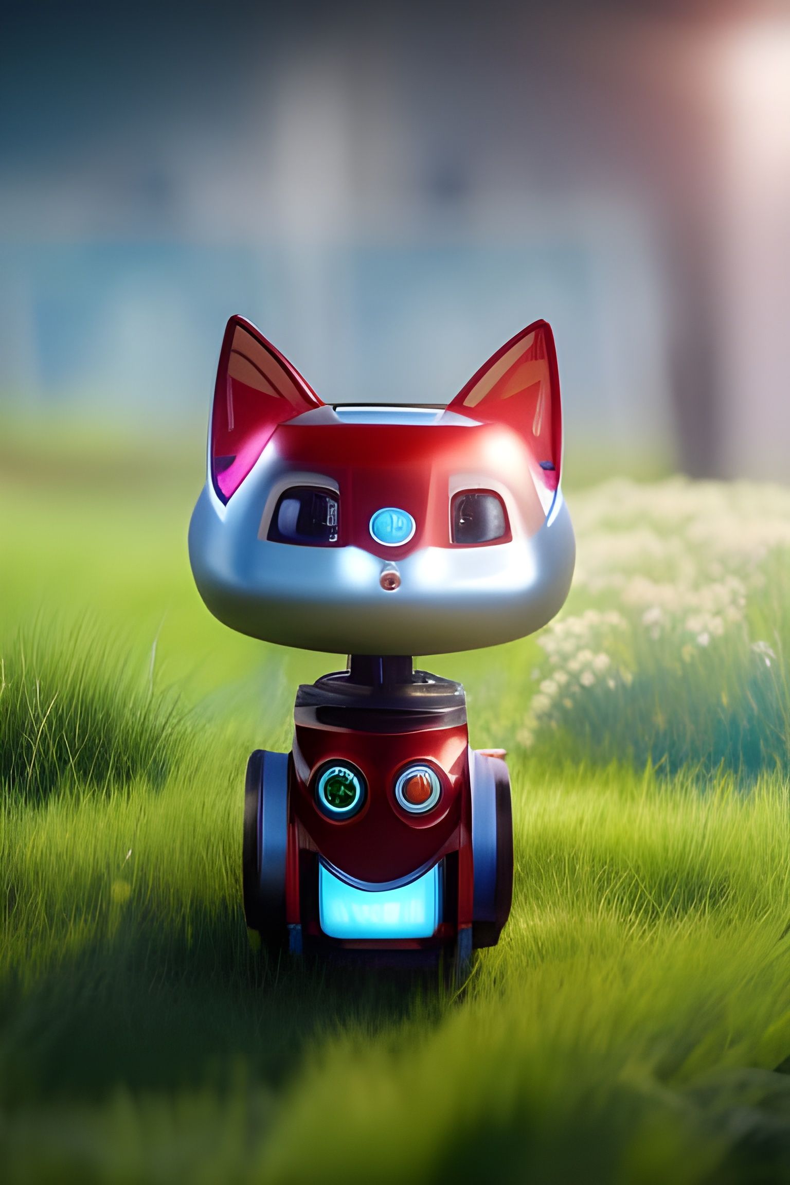Cat-Companion-Bot features three purr settings and follows you ...