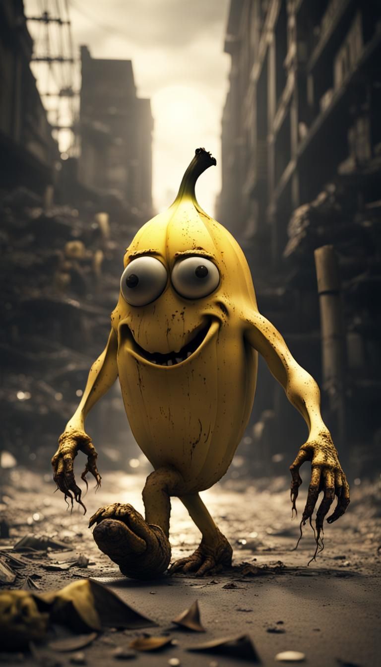 Ghostface Banana - AI Generated Artwork - NightCafe Creator