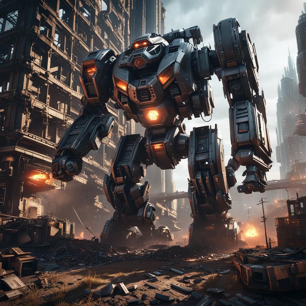 Trashing the place. - AI Generated Artwork - NightCafe Creator