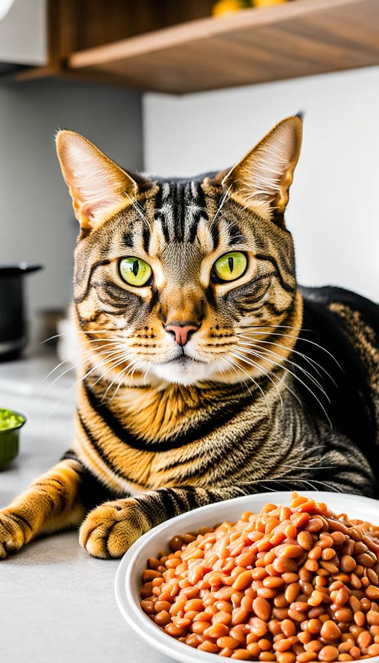 Cooked Chicken on the counter or Cat Food which will Tabby Cat choose ...