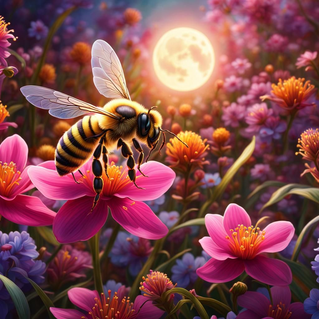 Bee - AI Generated Artwork - NightCafe Creator