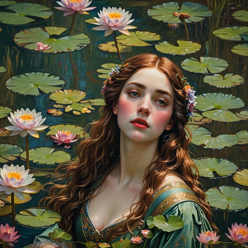 Ophelia - AI Generated Artwork - NightCafe Creator