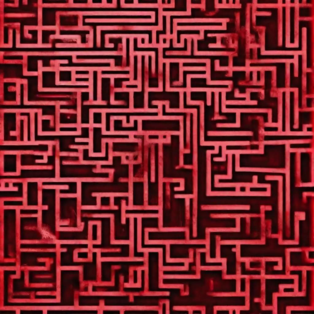 Red Labyrinth Background 1 - AI Generated Artwork - NightCafe Creator