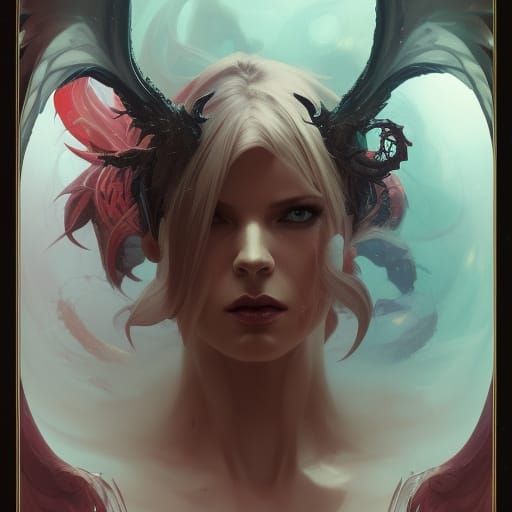 Demonic Eldridge Devil Siren - AI Generated Artwork - NightCafe Creator