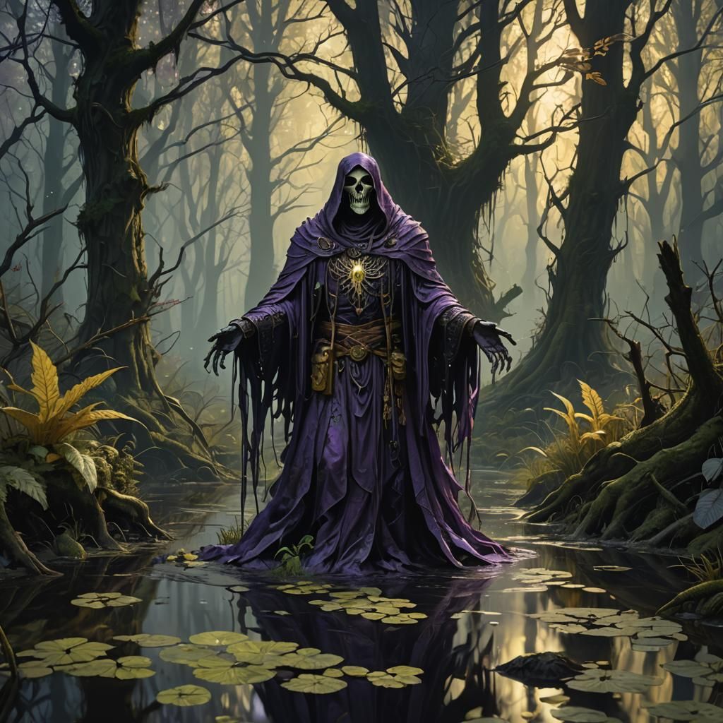 Ghost lost in the forest - AI Generated Artwork - NightCafe Creator