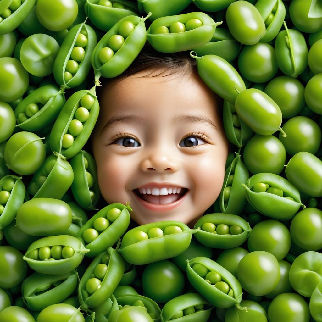 Happy - Pea - AI Generated Artwork - NightCafe Creator