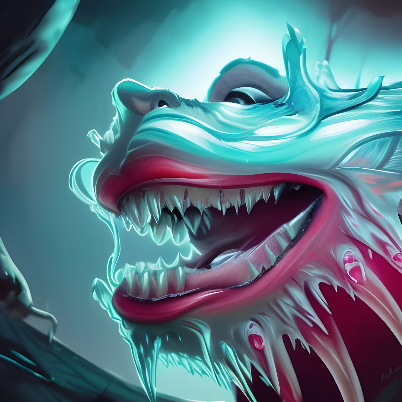 Fang teeth - AI Generated Artwork - NightCafe Creator
