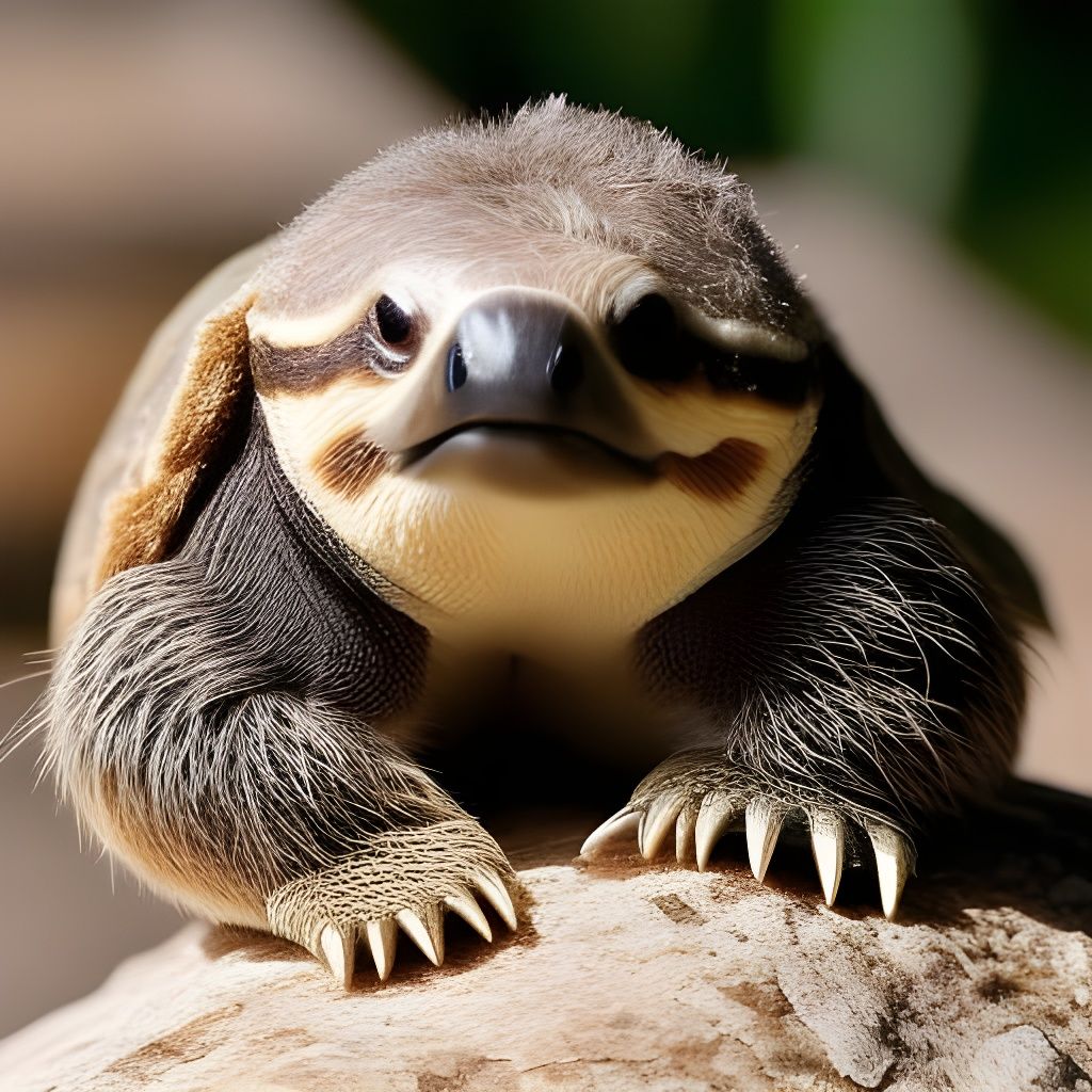 Sloth-turtle hybrid - AI Generated Artwork - NightCafe Creator