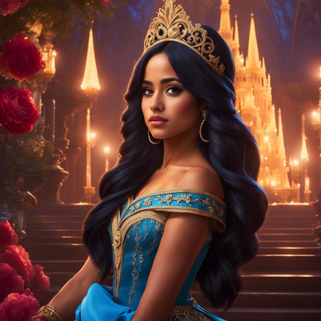 Becky G as a Disney Princess - AI Generated Artwork - NightCafe Creator