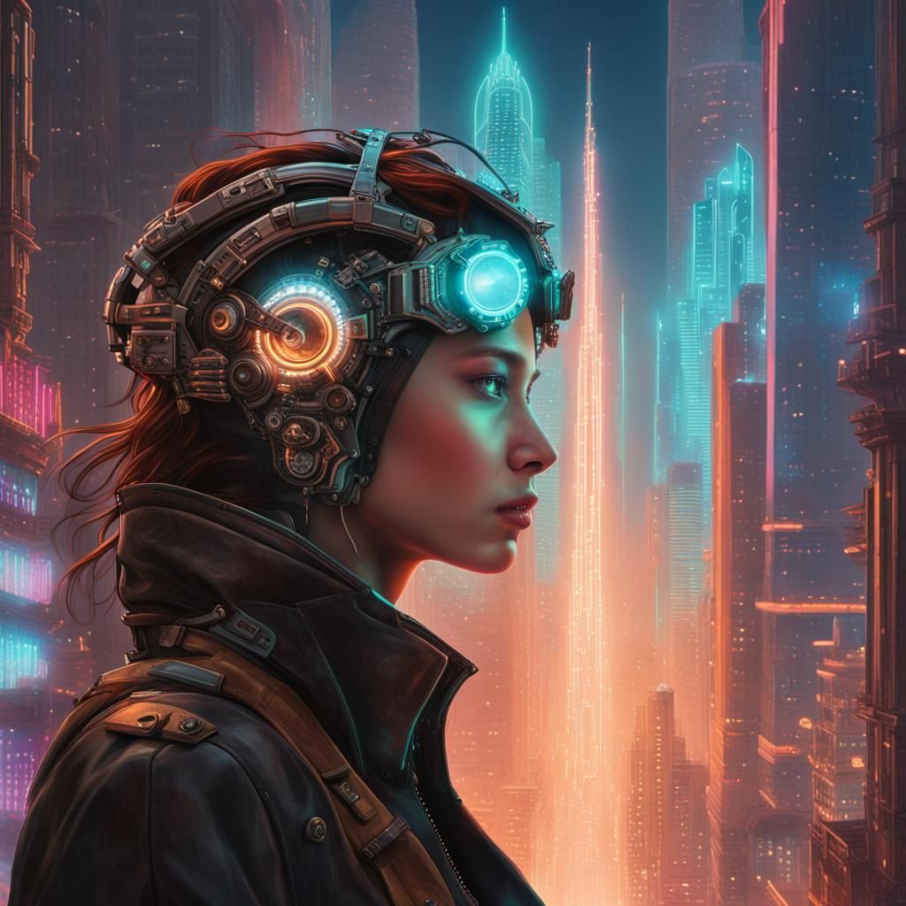 Steampunk cyberpunk - AI Generated Artwork - NightCafe Creator