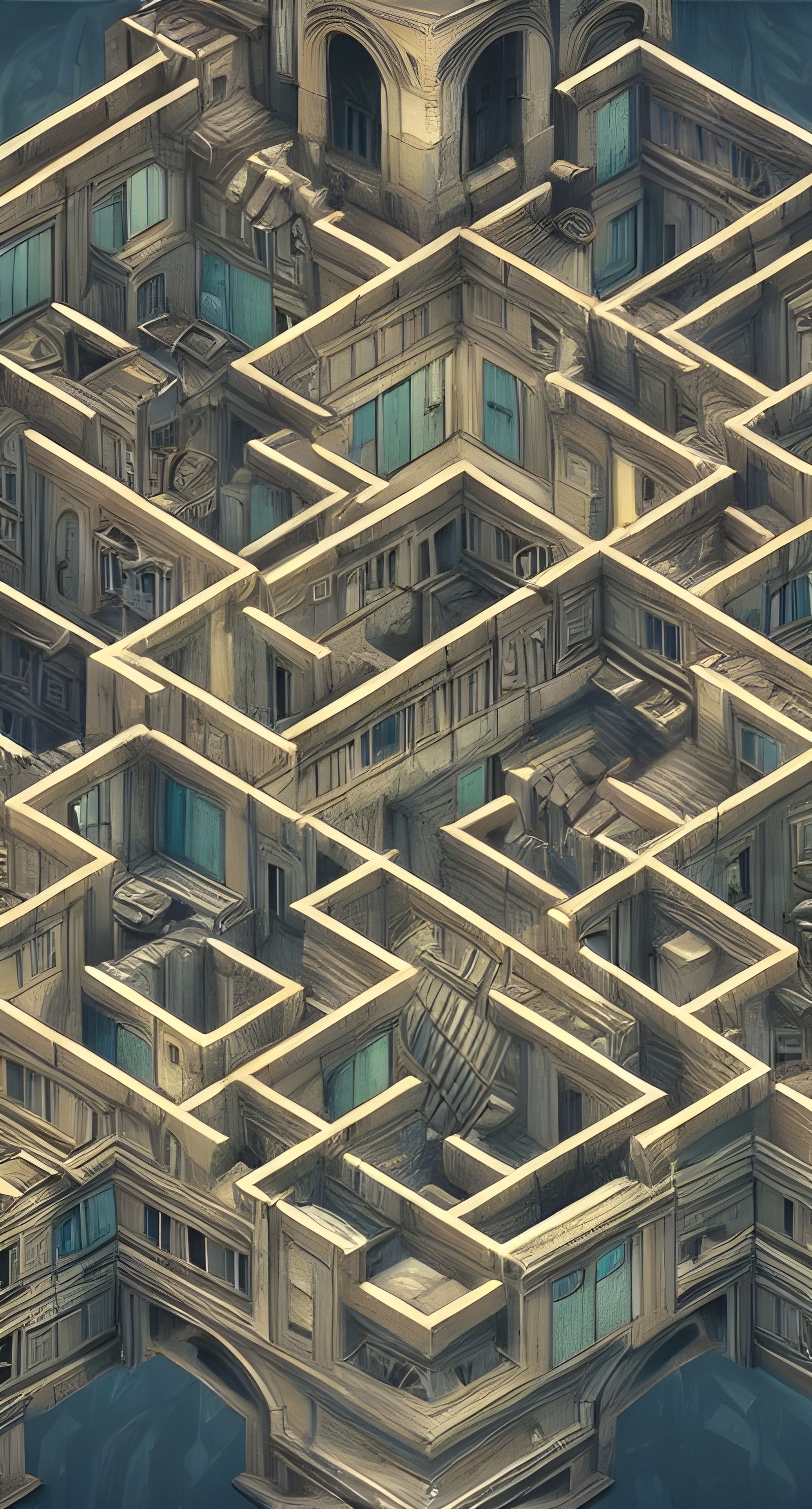 labyrinthine - AI Generated Artwork - NightCafe Creator