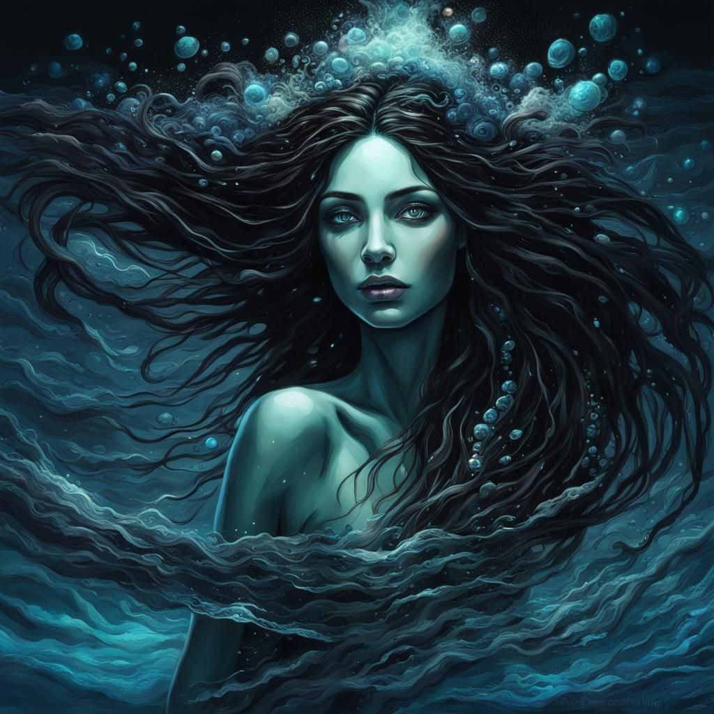 bioluminescent nymph - AI Generated Artwork - NightCafe Creator