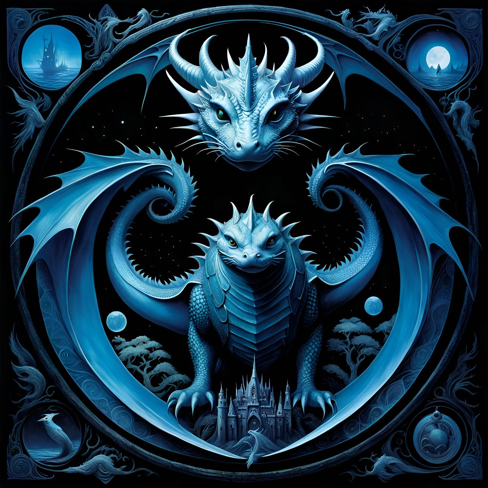Gatekeeper dragon - AI Generated Artwork - NightCafe Creator