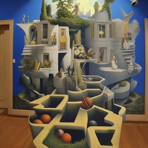 Messed up dimensions - AI Generated Artwork - NightCafe Creator