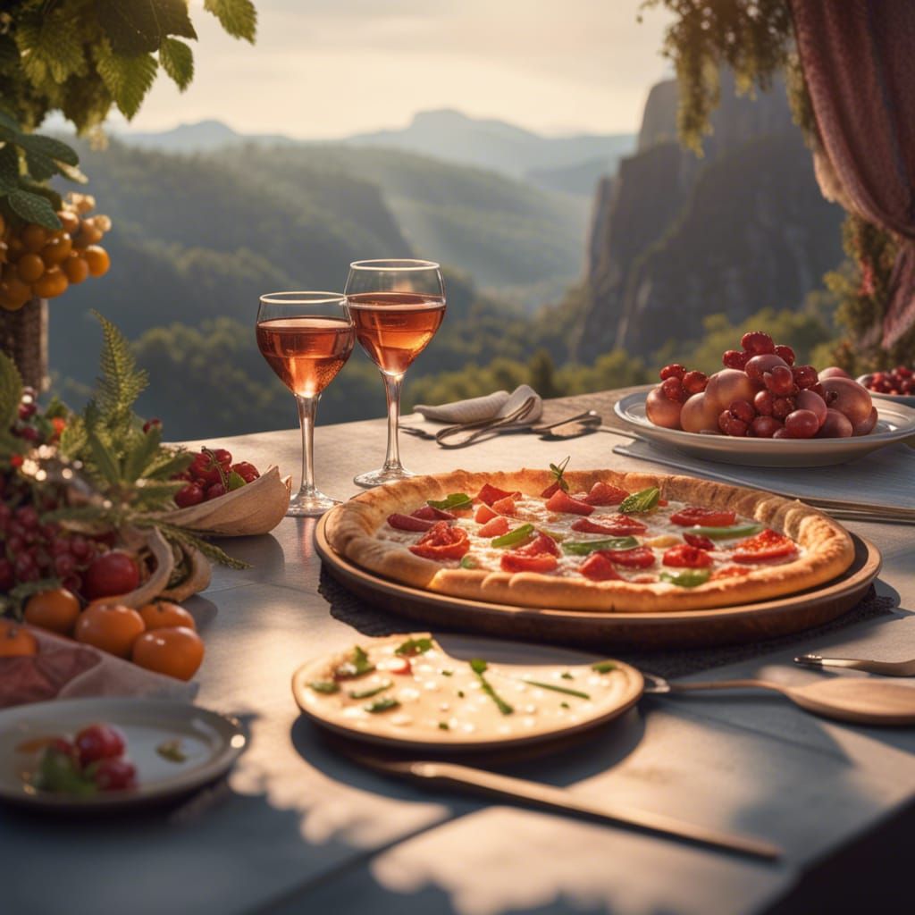 pizza diavola - AI Generated Artwork - NightCafe Creator