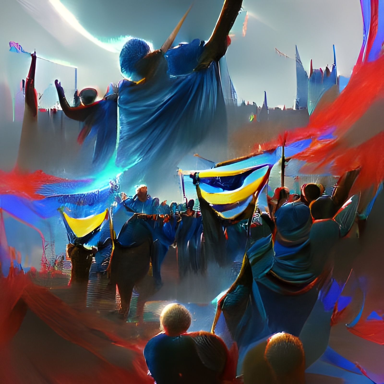 Victory over tyranny trending on Artstation - AI Generated Artwork ...