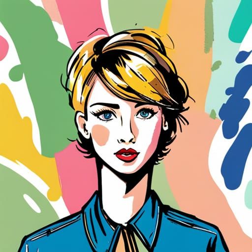 Vintage 80's; The Portrait! - AI Generated Artwork - NightCafe Creator