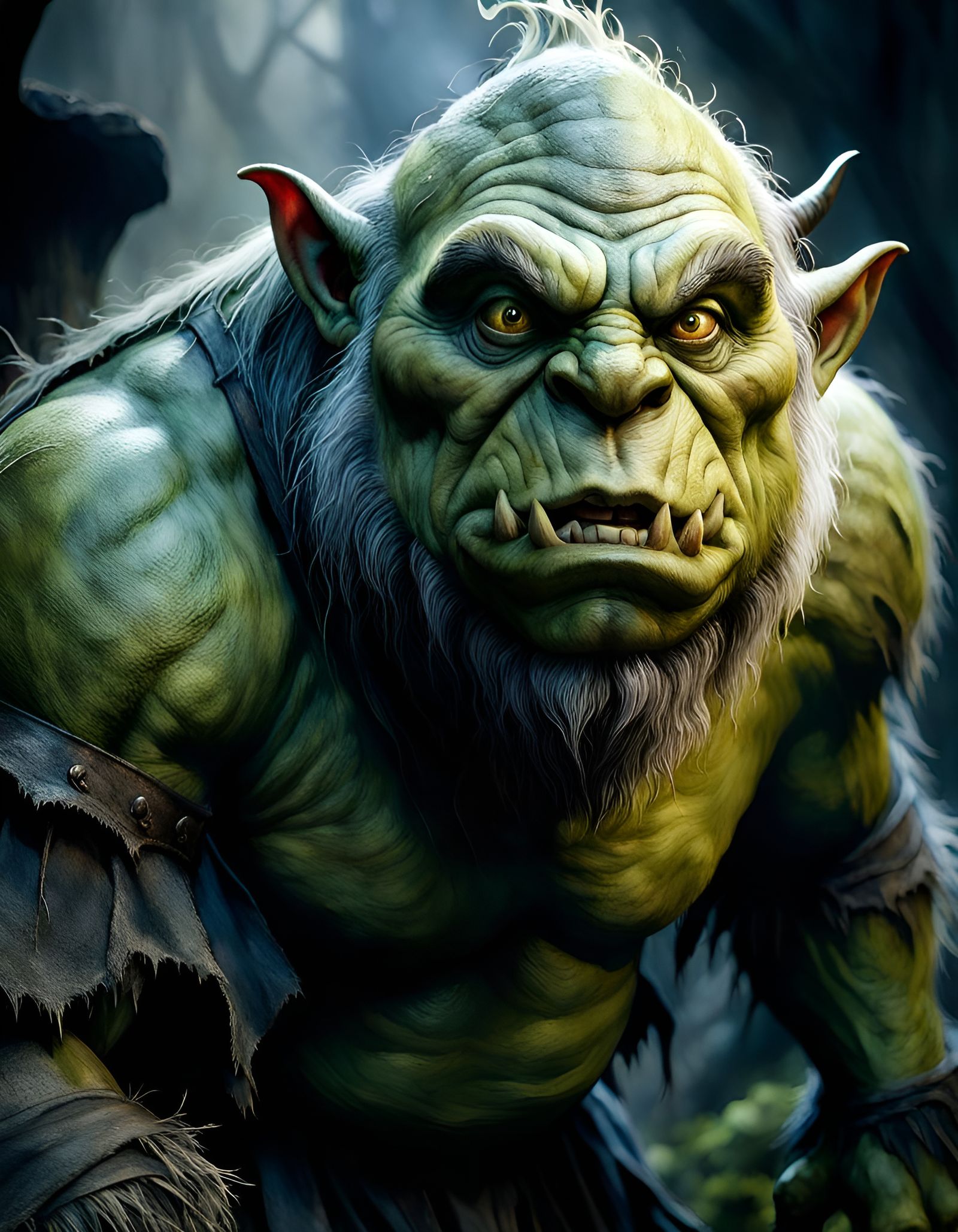 Scary Ogre Folk Tales - AI Generated Artwork - NightCafe Creator