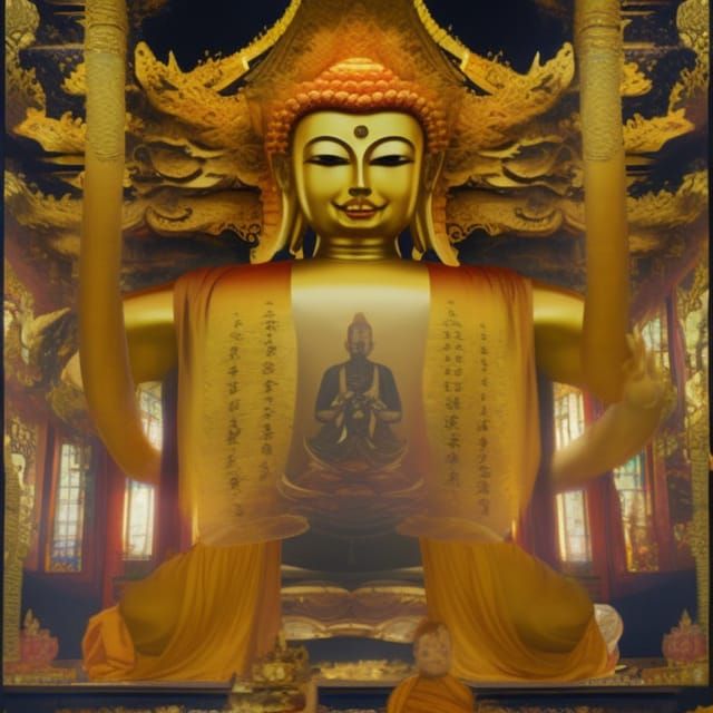 temple interior 1316 - AI Generated Artwork - NightCafe Creator